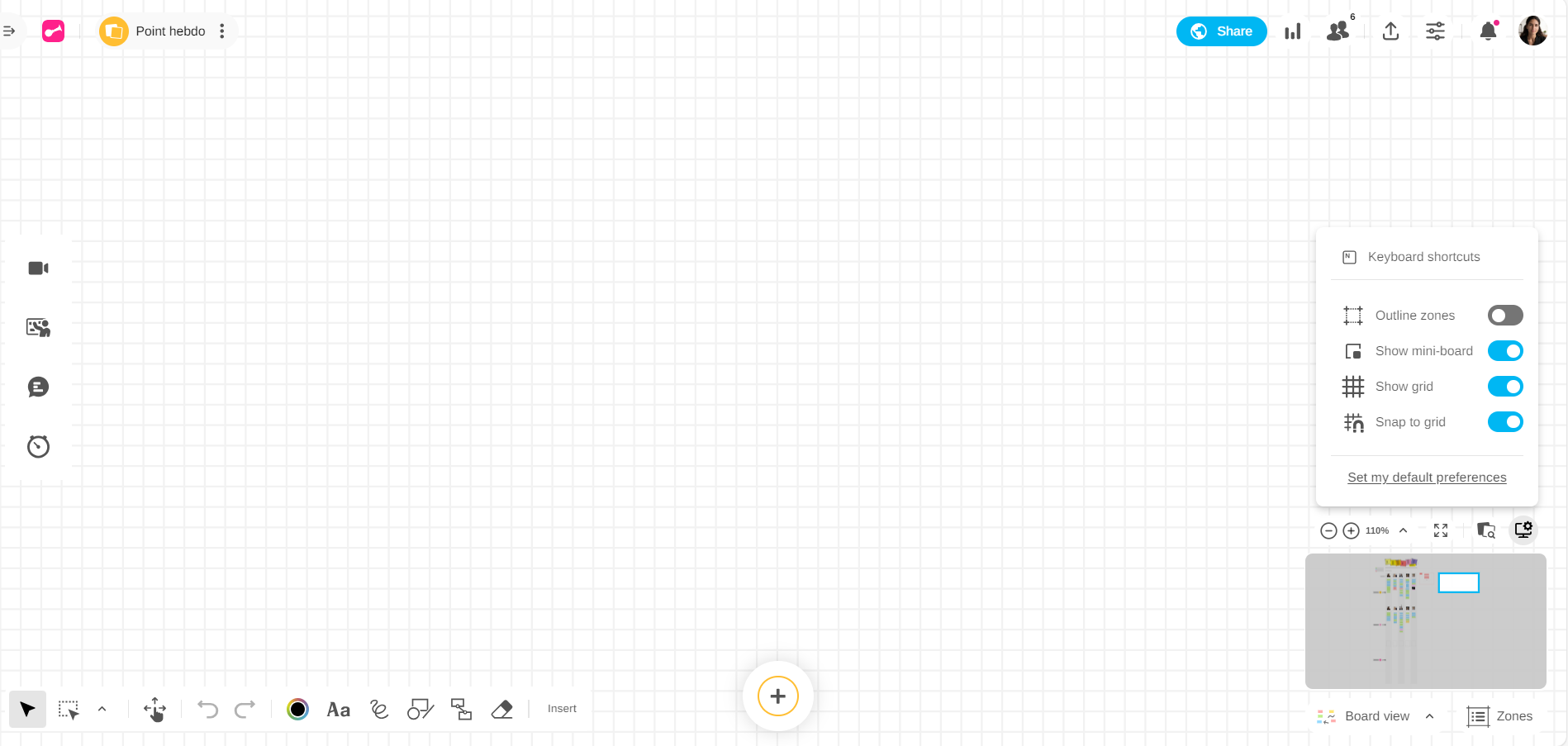 How do I show or hide the grid on a Board? – Klaxoon